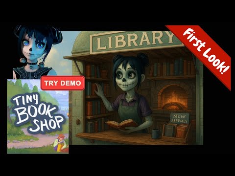 Tiny Bookshop 📖 Demo – Coastal Bookstore Bliss!