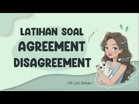 LATIHAN SOAL AGREEMENT AND DISAGREEMENT