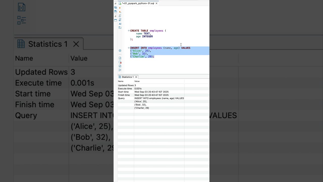 Create Table | Insert Values | Select Query in PostgreSQL #postgresql #sql #postgres #tutorial