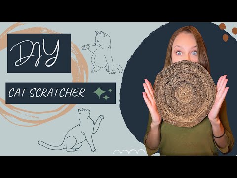 How To Make A Sustainable DIY Cardboard Cat Scratcher For Your Cat | Good Green Living