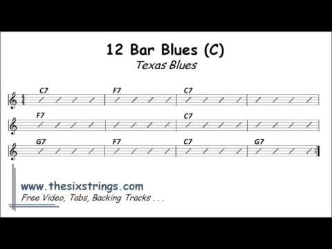 Blues Backing Track (C) - 08 Texas Blues