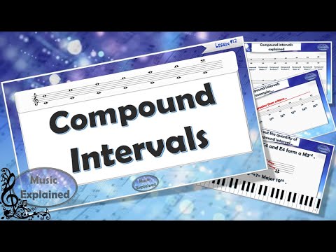 What are Compound Intervals? How do we name them? Easy ways to find the compounds interval quantity.