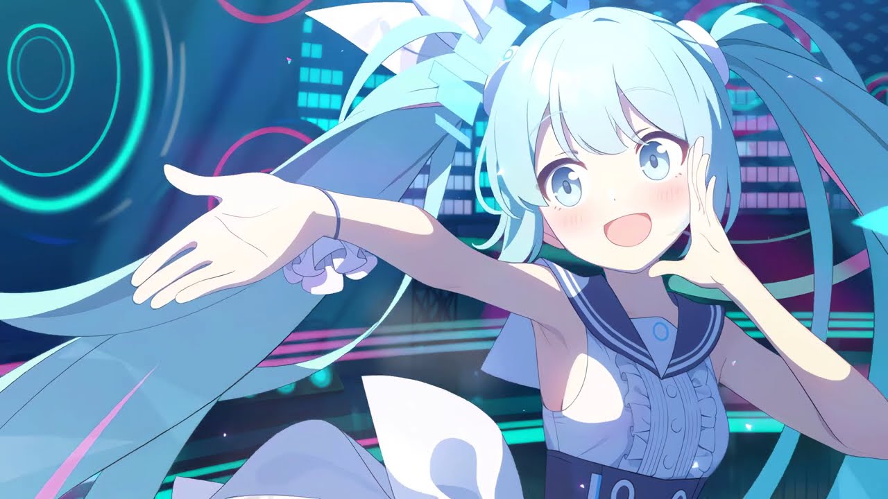 Hatsune Miku Blue Archive Full Live Wallpaper