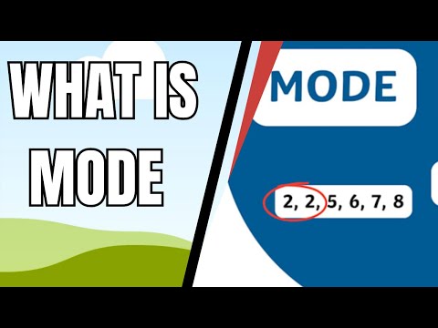 WHAT IS MODE in MATHS | What is mode in formula?