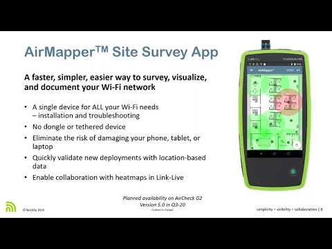 A New Way to Site Survey Announcing AirMapper and EtherScope V1.2