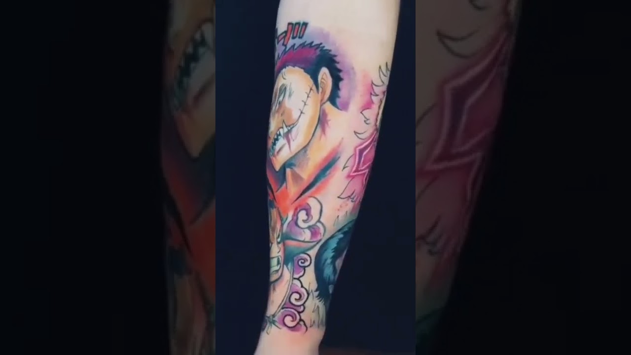 One Piece Tattoo! Luffy, Crocodile, Doflamingo and Katakuri
