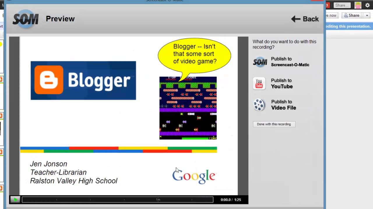 Screencastomatic Tutorial