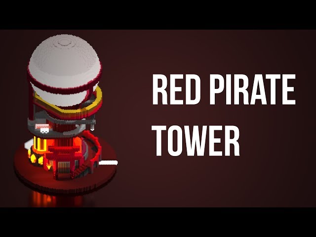 Red pirate tower Minecraft Map