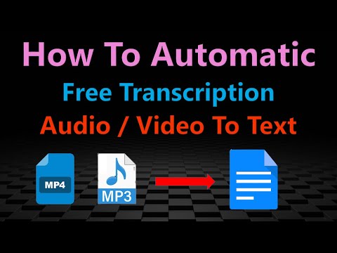 How To Convert Video or Audio To Text File ? Free No Time Limit