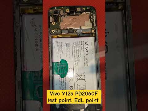 Vivo Y12s PD2060F test point. EdL point ✅️