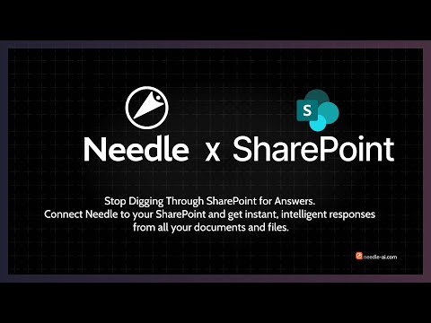 Needle AI SharePoint Integration Demo - AI Search Across Your Enterprise Documents