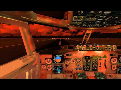 FSX Wilco B737-300 Guam Intl Airport (Agana, GU) PGUM Landing @ GUM HD