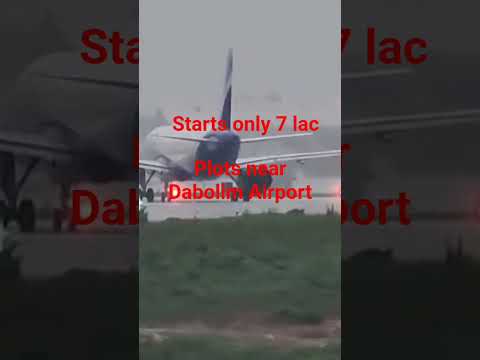 Dabolim Airport Goa starts only 7 lac only limited plots available #northgoa #goatourist #goatourism