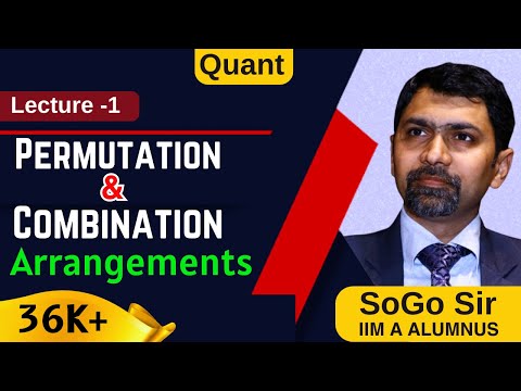 Permutation and Combination - 1 Video Lecture - Crash Course for CAT