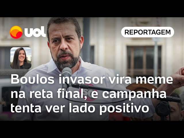 Boulos invasor vira meme na reta final, e campanha tenta ver lado positivo