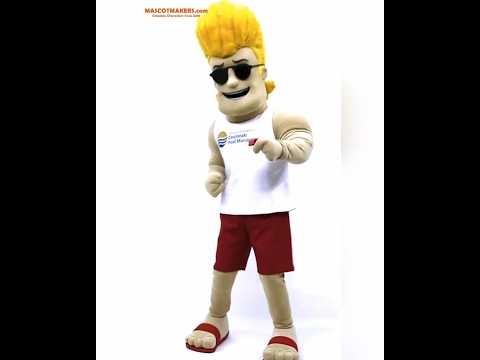Lifeguard Mascot Costume for The Pool Management Group | Mascot Makers ...