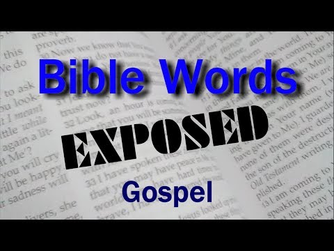Gospel (Bible Words Exposed series)