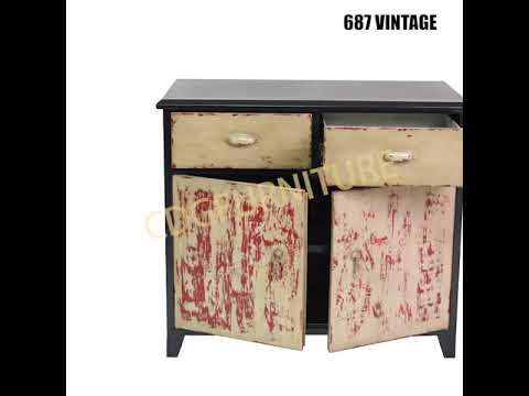 CDG Furniture Metal Lockers Cabinet With 4 Draws Retro Industrial Furniture 687 VINTAGE