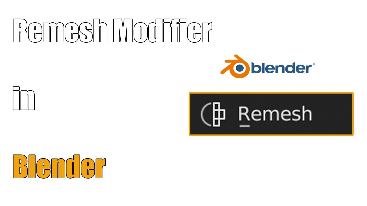 Remesh Modifier in Blender - 53#
