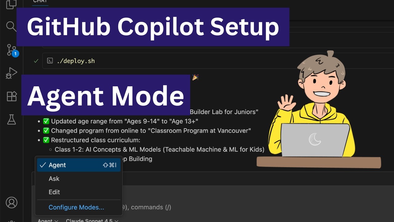 How to Install GitHub Copilot in Visual Studio Code & Set Up Agent Mode for Vibe Coding