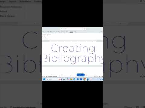 Creating Bibliography with Zotero
