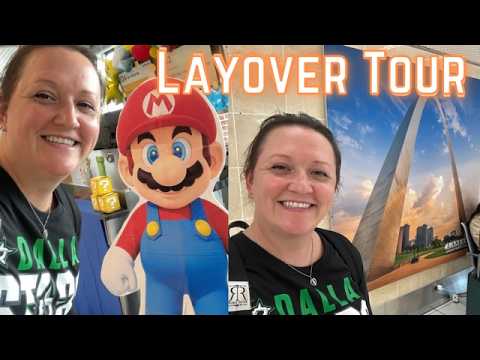🎃 Layover on Halloween in STL 🎃 Louis Lambert International Airport Tour