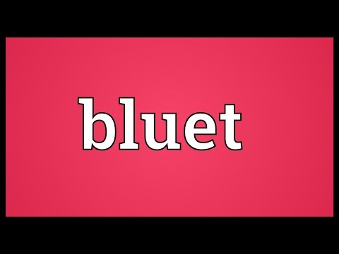 Bluet Meaning