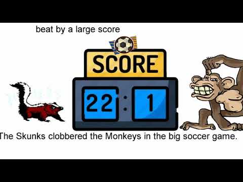 clobber meaning | Vocabulary for Kids | Children's Dictionary | Learn English Vocabulary