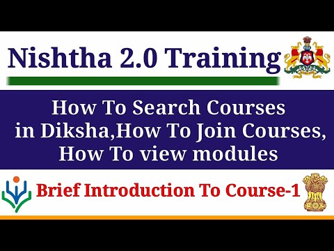How To Search Courses in Diksha App॥Nishtha 2.0 Karnataka॥How to find courses in diksha॥Diksha Porta
