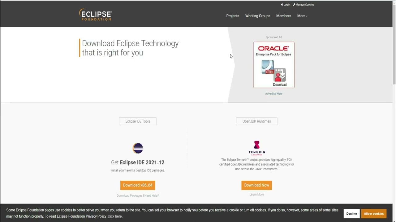 How to Download Java and Eclipse | Run First Java Program | Hello World Java Program