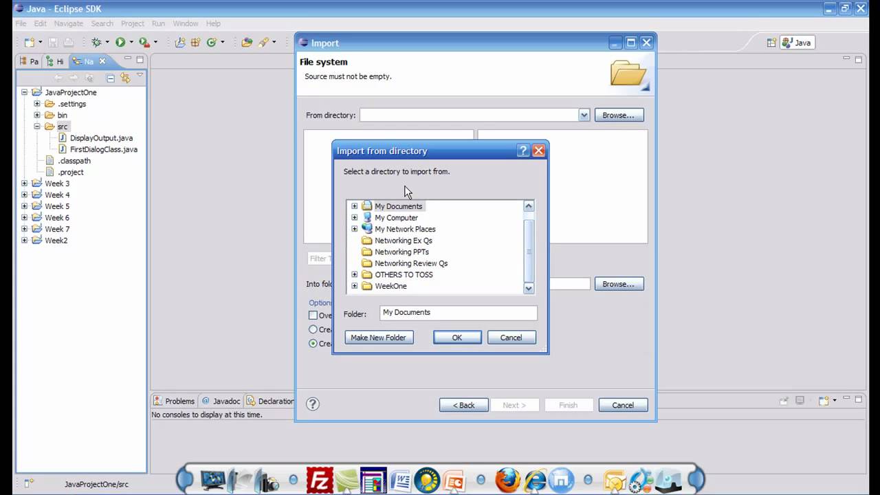 Java Tutorial 4 - Importing Files in Eclipse