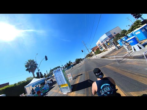 🛴Electric Scooter Tour: Car-Free South Central Los Angeles ... CicLaVia Western Ave!(2022)🎧