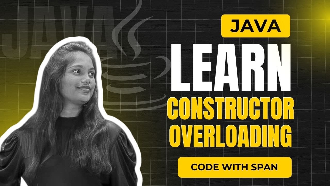 Constructor overloading in java ||java programming || codevthspan