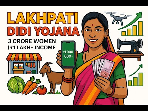 Lakhpati Didi Yojana Explained | Government schemes | UPSC, UPPCS, SSC, Banking, NABARD
