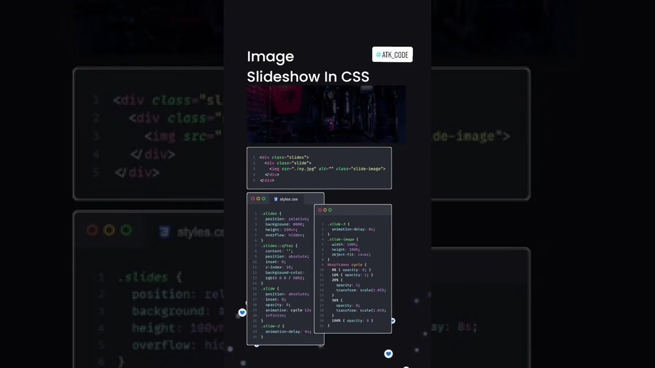 Image slider HTML and CSS