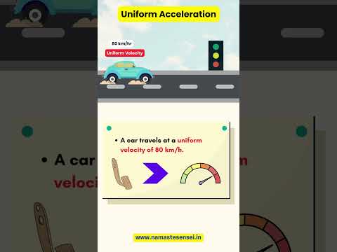 What Is Uniform Acceleration In Physics? #shorts