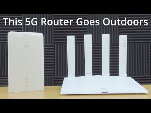 5G Mobile Cellular Home Internet Router You Can Use Outside - ZTE MC889 Outdoor Router, T3000 WiFi 6