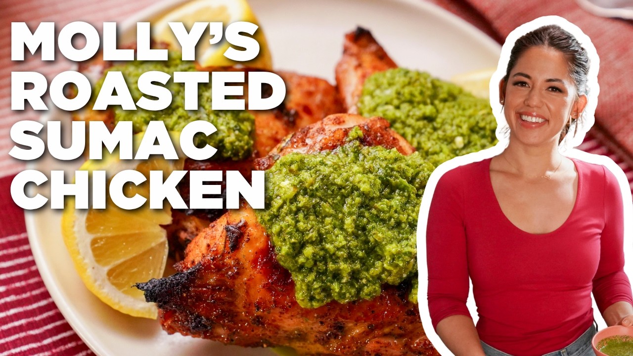 Molly Yeh's Roasted Sumac Chicken with Zhug | Girl Meets Farm | Food Network