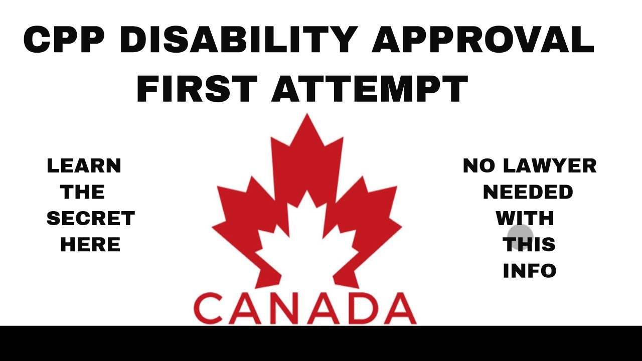 CPP Disability Canada #Approved First Application with These Tips #cpp #new #pension #disability