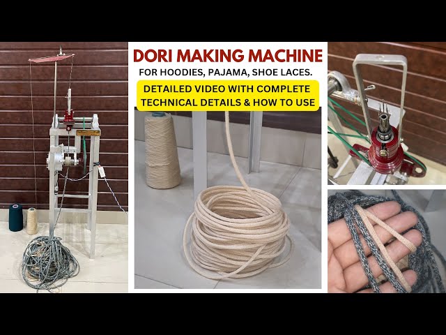Dori Making Machine - Rope Making Machine With Double Head Manufacturer ...