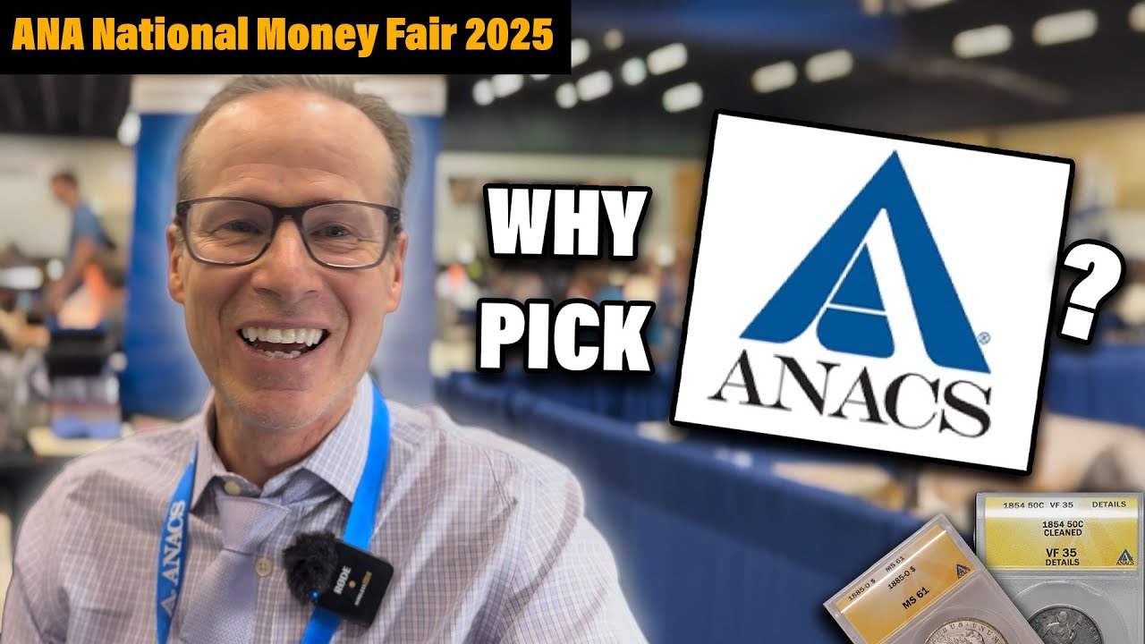 Paul DeFelice (VP at ANACS Coin Grading) Coin Dealer Interview | ANA  National Money Fair 2025