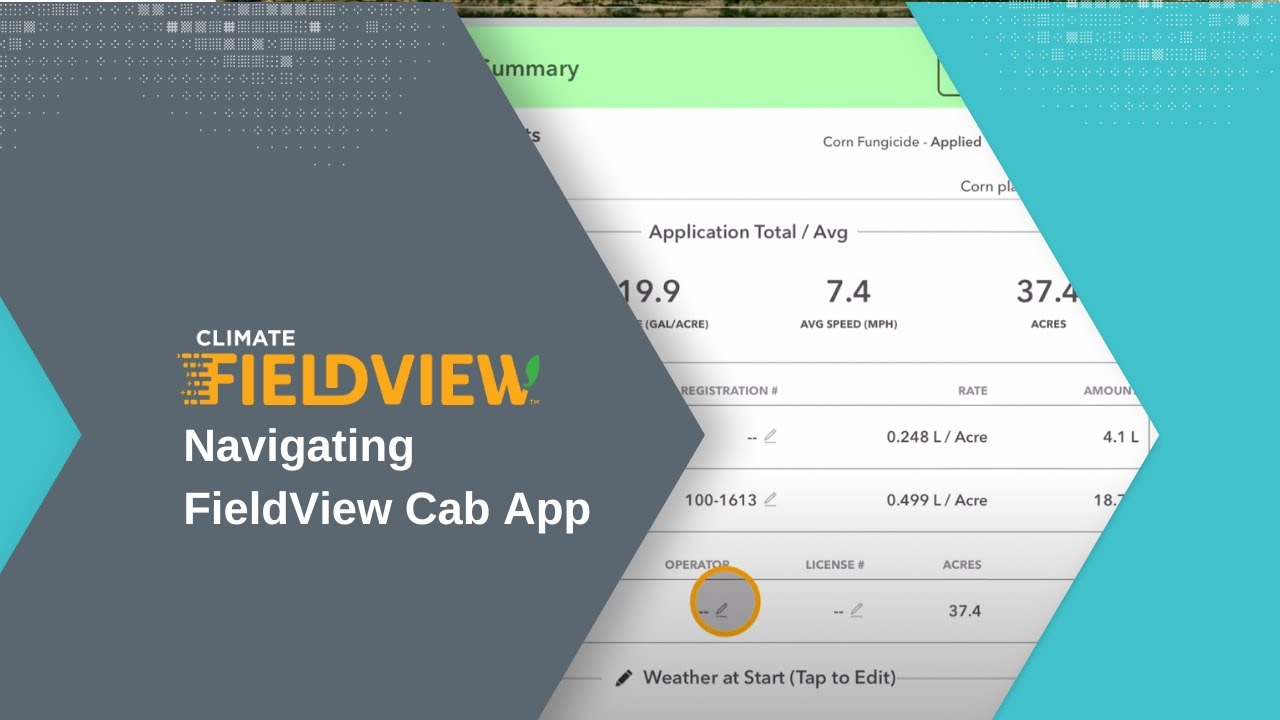 Cab App - Map - Field and Layer Summary