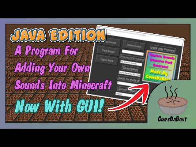 [Program] Adding Your Own Sounds Using Resource Packs! Minecraft ...