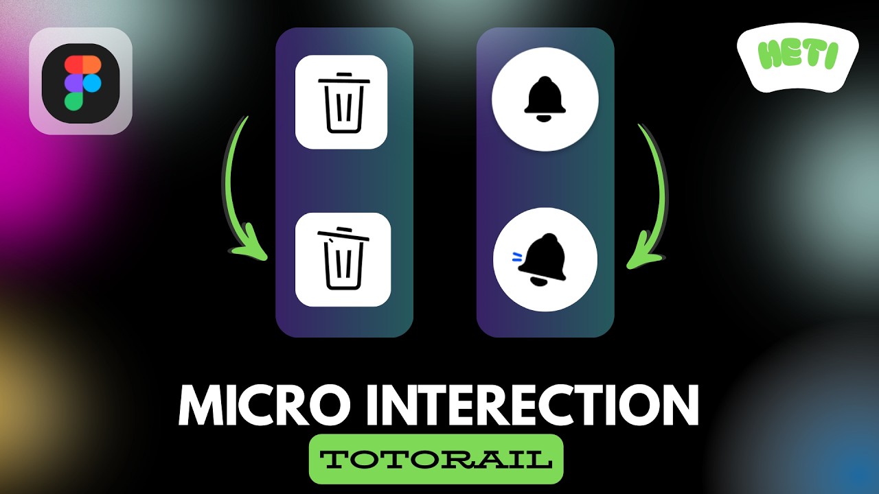 MICRO INTERECTION IN FIGMA 🔥 | UI Animation Tutorial for Beginners
