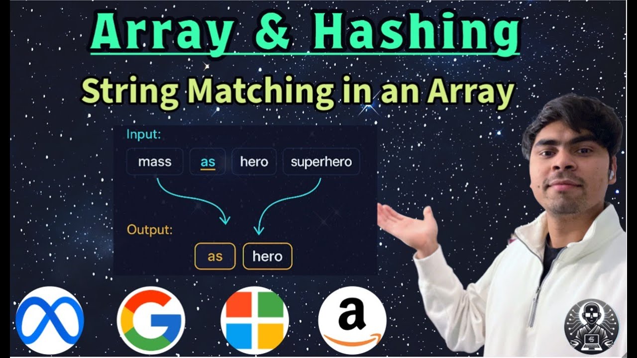 LeetCode 1408 | String Matching in an Array | Python Substring Brute-Force | AlgoYogi