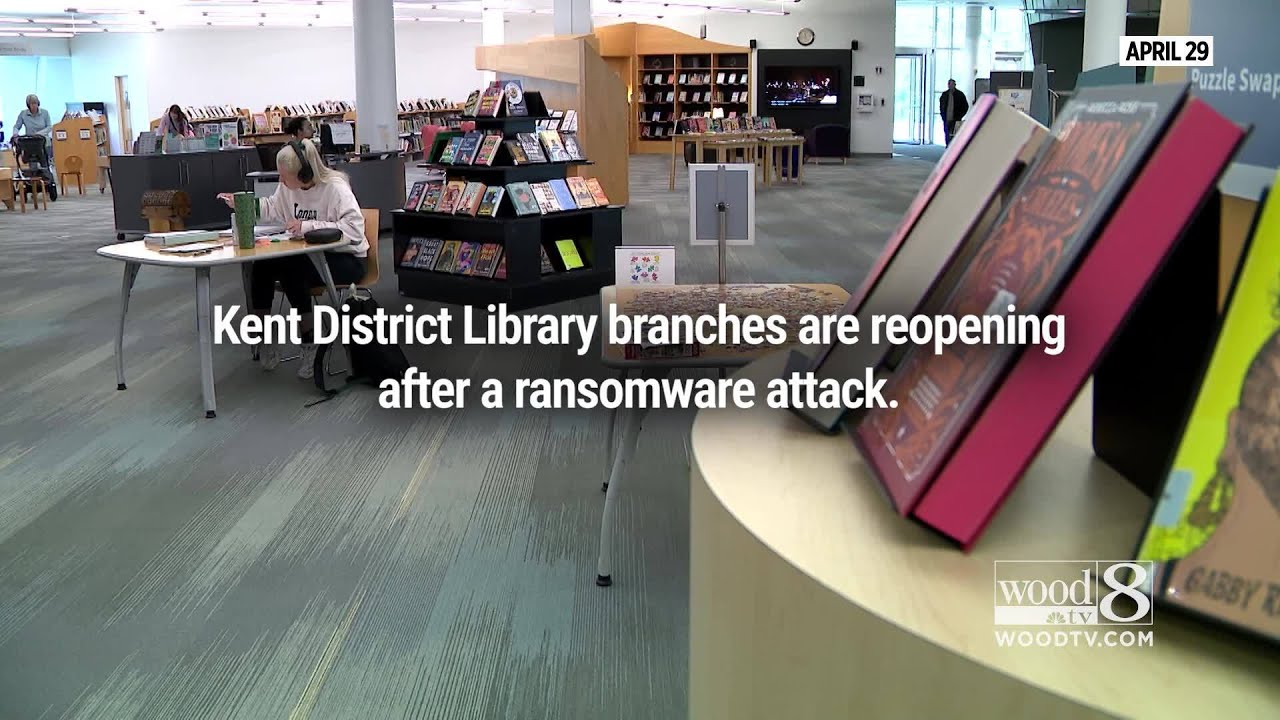Kent District Library branches reopening after ransomware attack