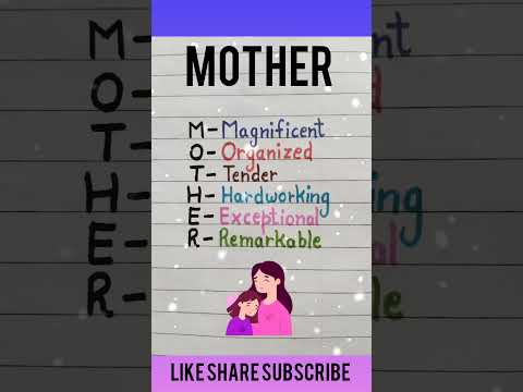Full form of Mother #youtubeshorts #shorts #mom