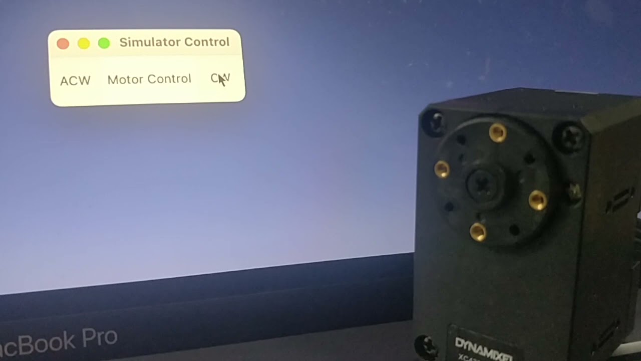 Dynamixel Motor control using Python GUI