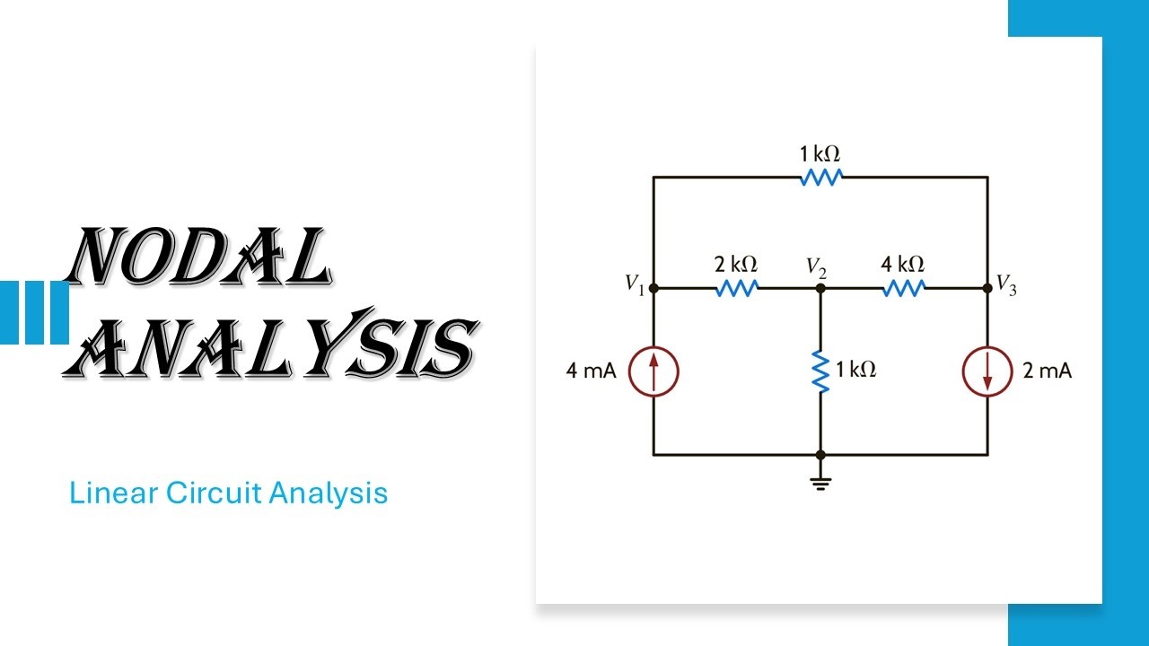 Nodal Analysis Made Easy ⚡ Solve Any Circuit in Minutes | Step-by-Step Tutorial