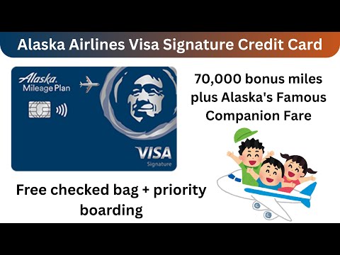 Alaska Airlines Visa Signature Credit Card Review #travelcreditcards